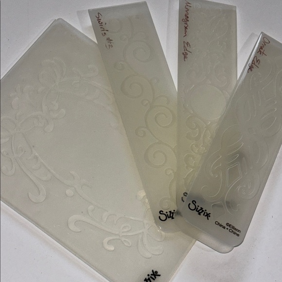 Sizzix | Office | Sizzix Embossing Folders Set Sizzix Swirl Embossing ...